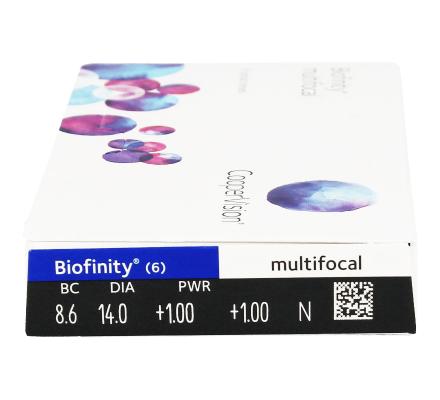 Contact Lenses - Biofinity Multifocal - 6 Monthly Lenses - buy online ...