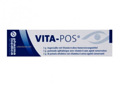 Lens Care - VitA-POS® Eye Ointment 5g - buy online at lensvision.ch